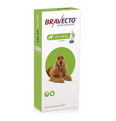 BRAVECTO 500 mg. de 10 a 20 kg.1 pipeta - Rafael del campo
